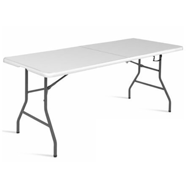 Foldable Plastic Table 8 Ft | Singh Event Rentals